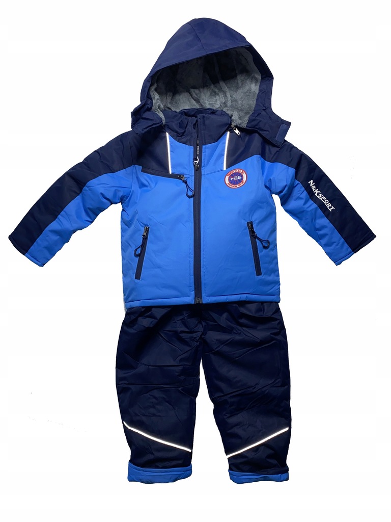 Kombinezon chłopięcy zimowy kpl narciarski 98/104 - 12815810674 - oficjalne archiwum Allegro