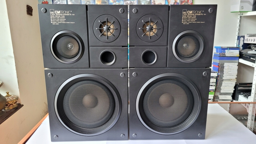 KOLUMNY GŁOŚNIKOWE CLATRONIC PS 191 CZARNE GWR - 12360141779 ...