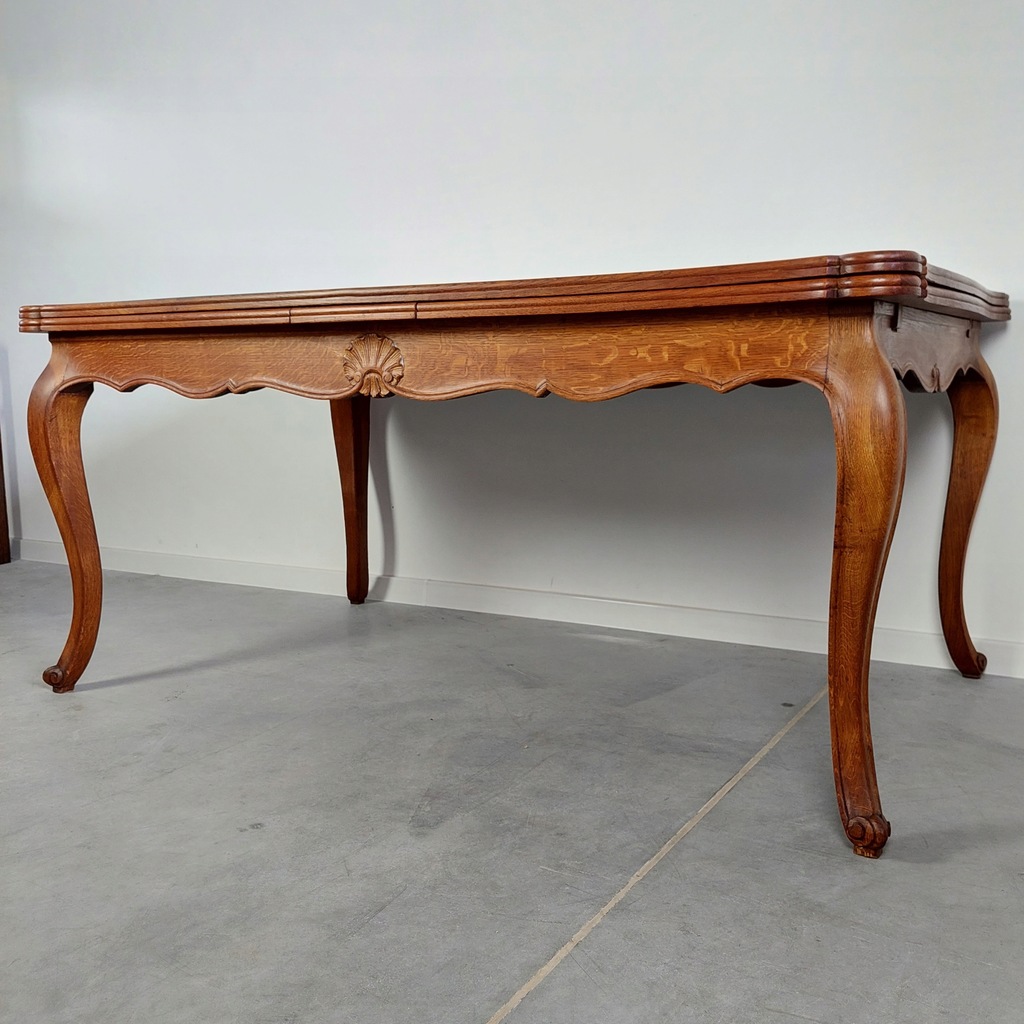 STYLOWY LUDWIKOWSKI STÓŁ DĘBOWY 12 os ROZKŁADANY - 12545565582 ...