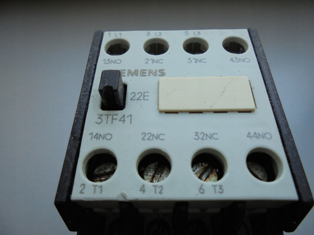 STYCZNIK SIEMENS 3TF41 22E 110V 5 SZTUK 20A 5,5KW - 7496427454 ...