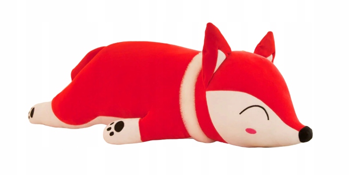 Pluszak maskotka lis 50cm czerwony lisek kawai - 9143650976 - oficjalne ...