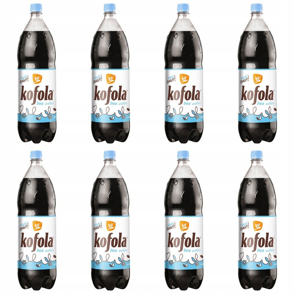 8x Kofola Bez Cukru 2l napój gazowany cola - 12484530339 - oficjalne ...