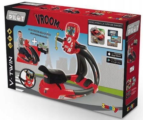 SYMULATOR JAZDY AUTEM Z KIEROWNICĄ V8 DRIVER SMOBY - 7884169904 ...