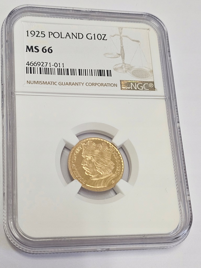 10 ZŁ 1925 BOLESŁAW CHROBRY - NGC MS 66 - 16998313640 - oficjalne ...