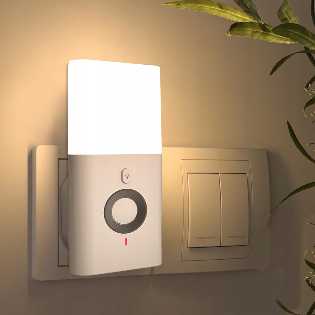 LED LAMPKA NOCNA DO KONTAKTU Z CZUJNIKIEM RUCHU ZMIERZCHU Do Gniazdka - 17310804619 - oficjalne ...