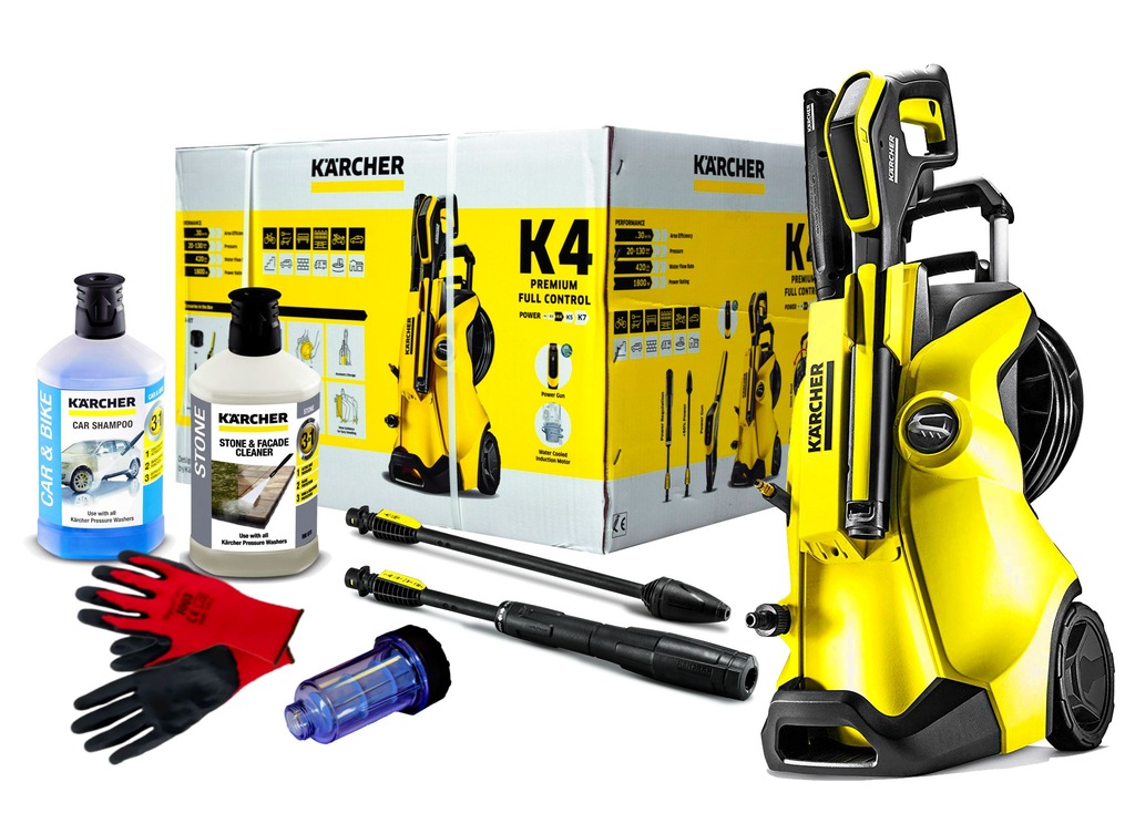 MYJKA KARCHER K4 Premium FULL CONTROL + CHEMIA MIX - 8294557486 - oficjalne archiwum Allegro