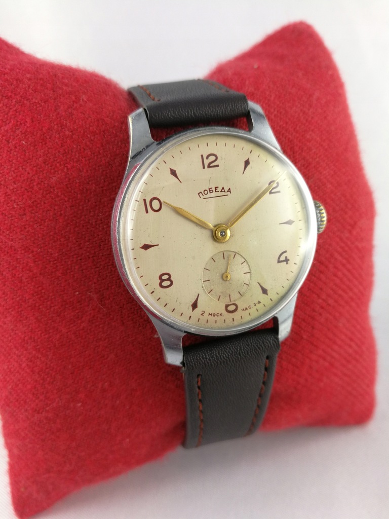 Radziecki zegarek POBIEDA 15 kamieni 1957 rok - 13505116546 - oficjalne ...