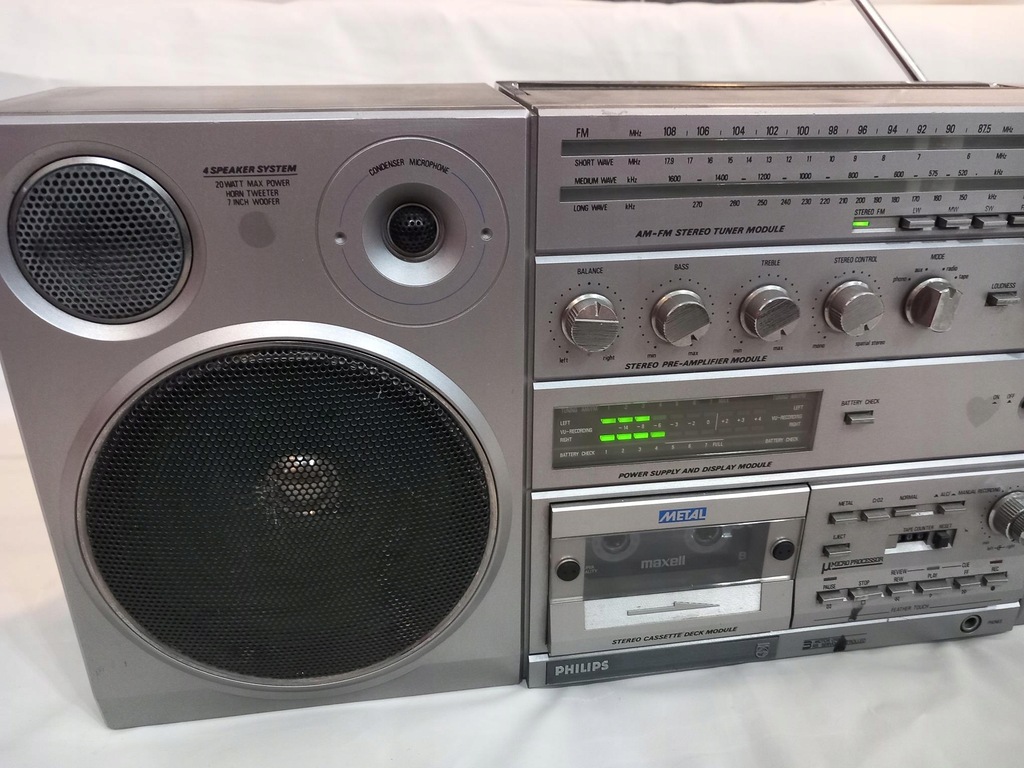 Radiomagnetofon PHILIPS D8614 pierwowzór CONDOR - 13297125770 ...