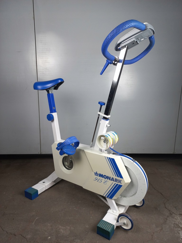 Rower stacjonarny MONARK biało-niebieski - 13302759116 - oficjalne ...