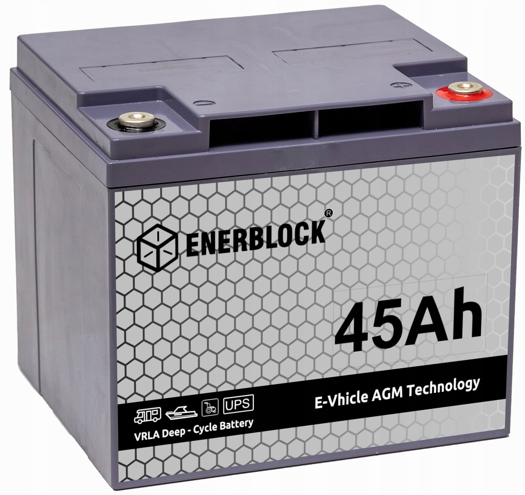 AKUMULATOR AGM 12V 45AH DO SKUTERA ELEKTRYCZNEGO - 11482858269 - oficjalne archiwum Allegro