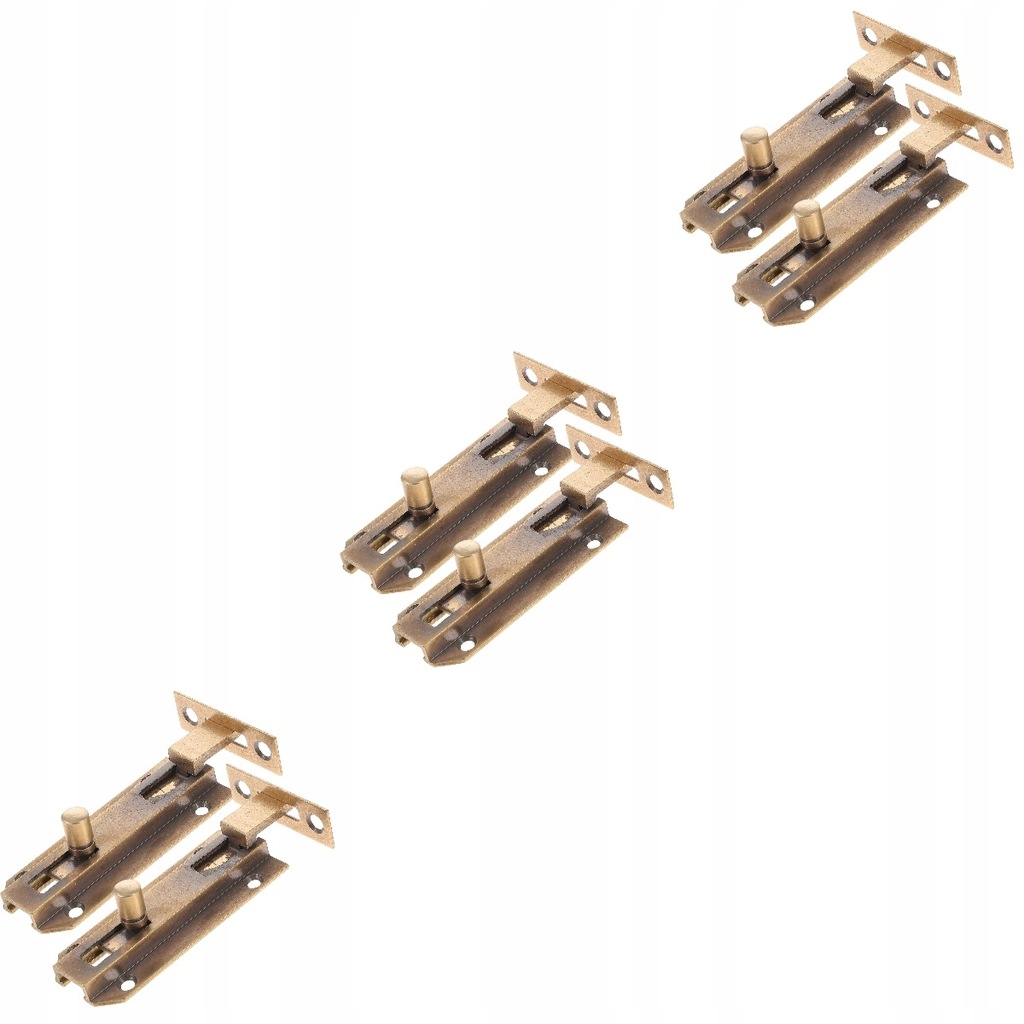 Pure Copper Cabinet Door Latch Slide Lock 6 Pcs - 13470656030 ...