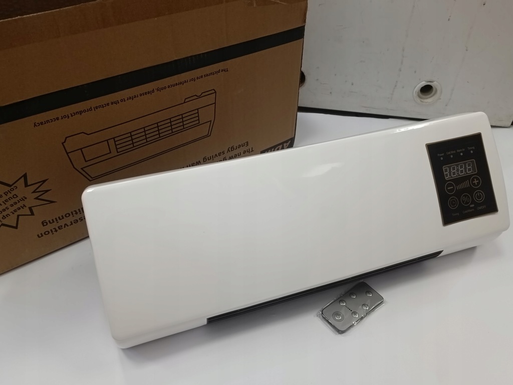 KLIMATYZATOR ADM BX-888 1200W 2,45KG 220V-50HZ BIAŁY OGRZEWANIE ŚCIENNE ...