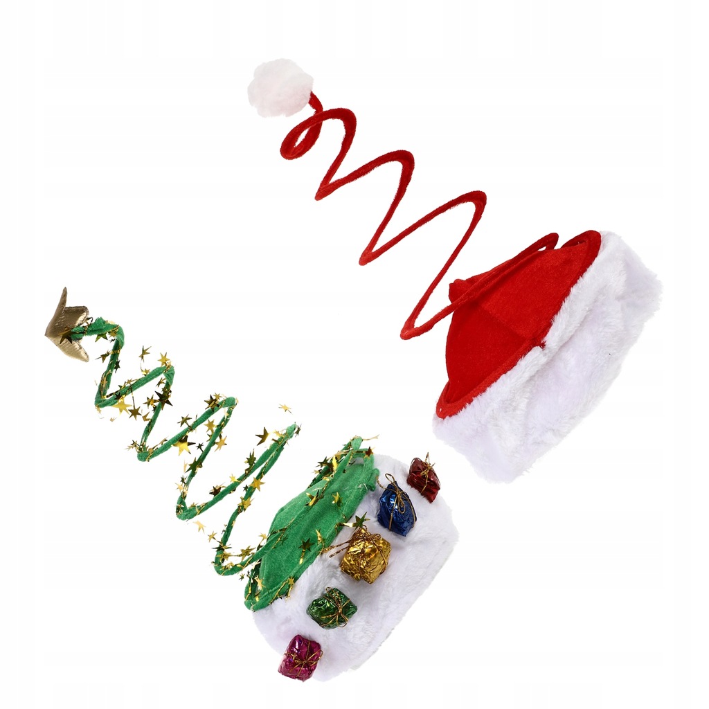 Santa Hat Festival Themed Christmas Tree Headband - 14589551987 ...