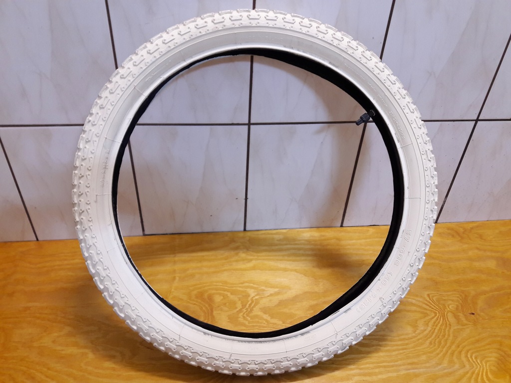 ROWER ROMET BMX OPONA STOMIL 20 CALI BIAŁA PRL - 11569332611 ...