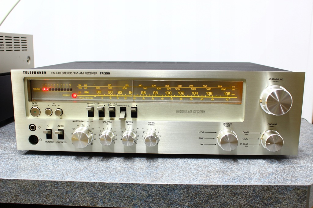 Amplituner Telefunken TR 350 Wspaniały klasyk Vintage - 15713197033 ...