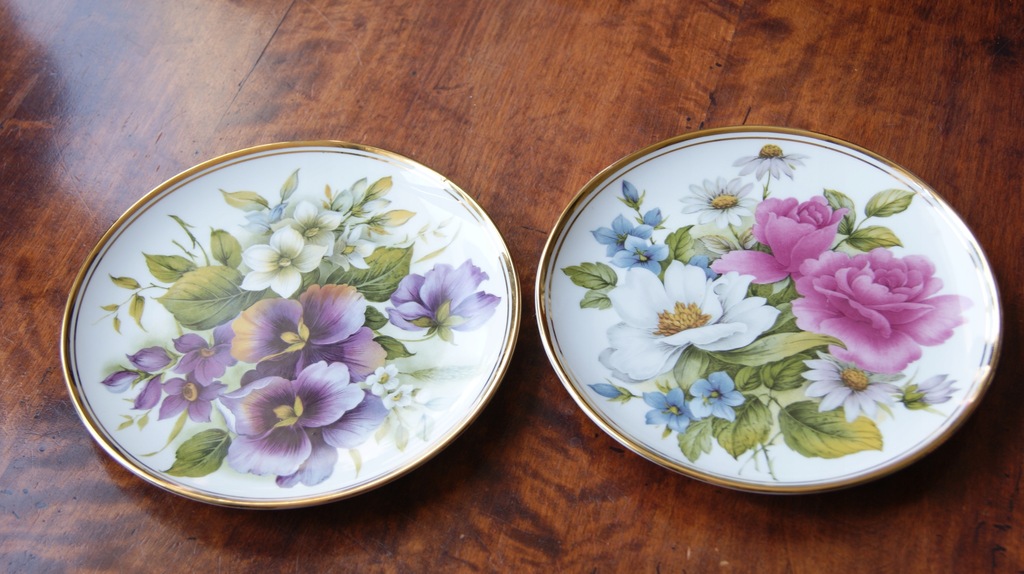 DWA TALERZYKI DESEROWE EDWARDIAN ANGLIA - 13877241161 - oficjalne archiwum Allegro