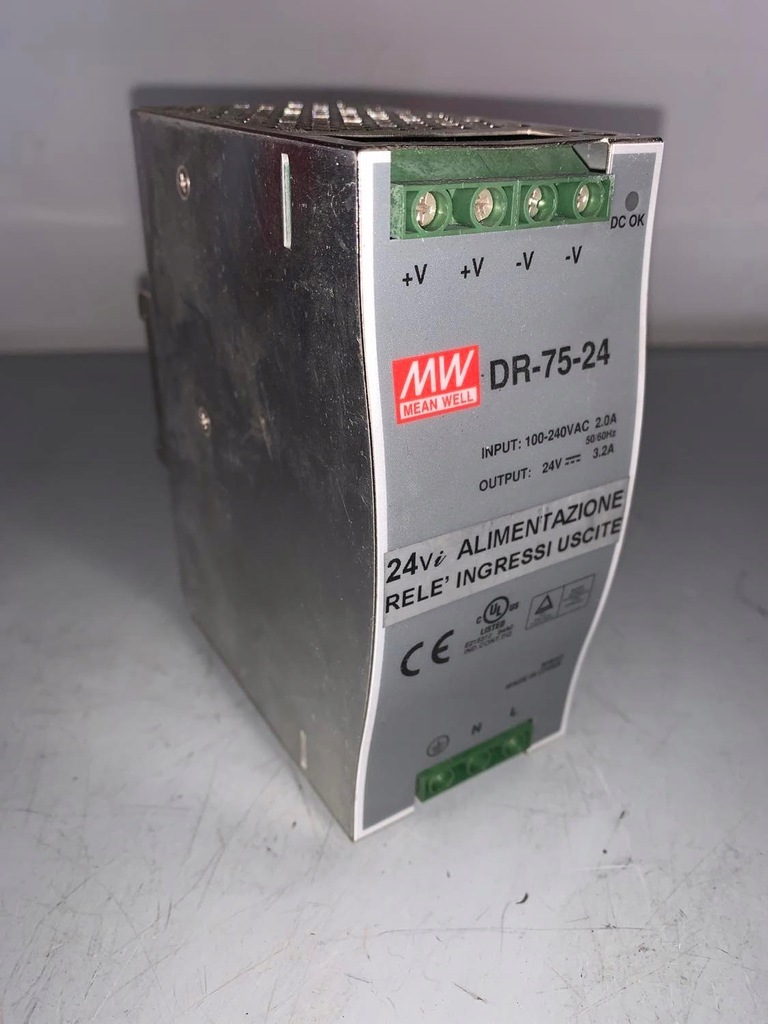 DR-75-24 Zasilacz na szynę DIN 75W 24V 3.2A /Used - 12662023163 ...