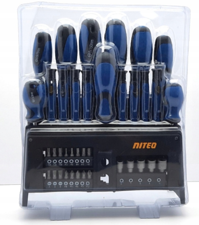 ZESTAW ŚRUBOKRĘTÓW I WKRĘTAKÓW PRECYZYJNYCH NITEO - 12368172023 - oficjalne archiwum Allegro