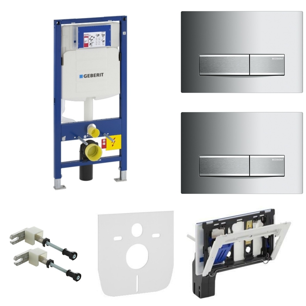 GEBERIT STELAŻ UP320 WC przycisk SIGMA50 STAL - 6785795797 - oficjalne ...