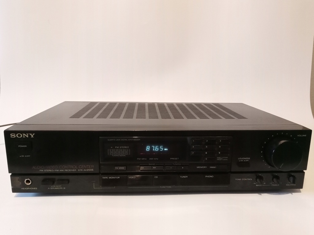 Amplituner SONY STR-AV200E - 14372521545 - oficjalne archiwum Allegro