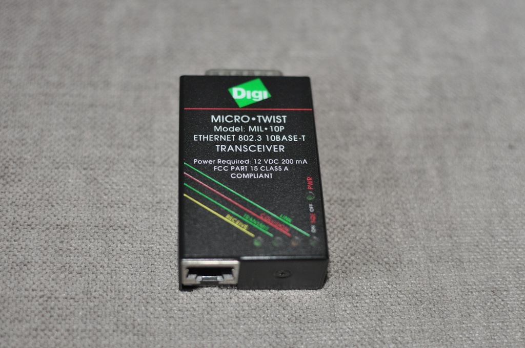 Купить Передатчик Digi Micro Twist Mil 10p Ethernet 802.3: отзывы, фото ...