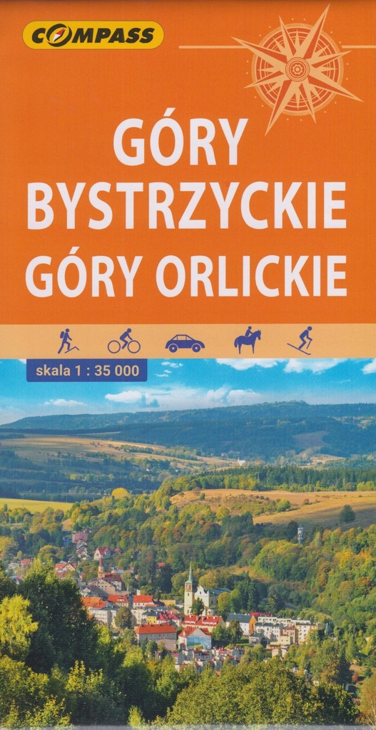 Mapa wodoodporna Góry Bystrzyckie, Góry Orlickie - 11114796950 - oficjalne archiwum Allegro