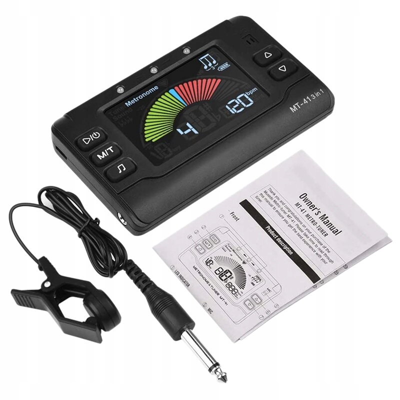MUSEDO MT-41 Tuner gitarowy metronom cyfrowy wrażl - 12444562599 - oficjalne archiwum Allegro