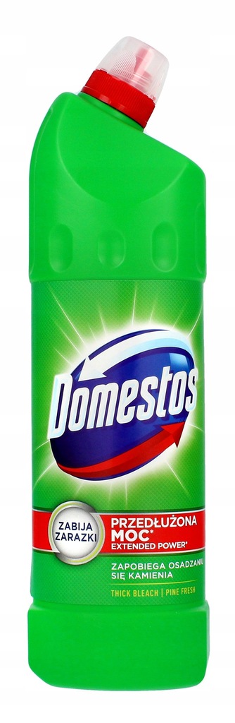 DOMESTOS Płyn Wc Czyszcząco Dezynfekujący 1250Ml - 13264089633 ...