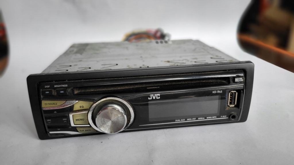 RADIO SAMOCHODOWE JVC KD-R45 Z KOSTKAMI GWR - 13416416454 - oficjalne archiwum Allegro
