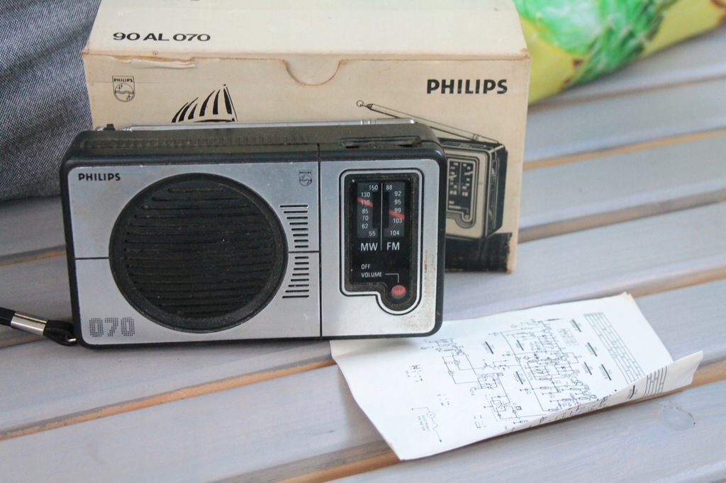 STARE RADIO PHILIPS 90 AL 070 - 12642226567 - oficjalne archiwum Allegro