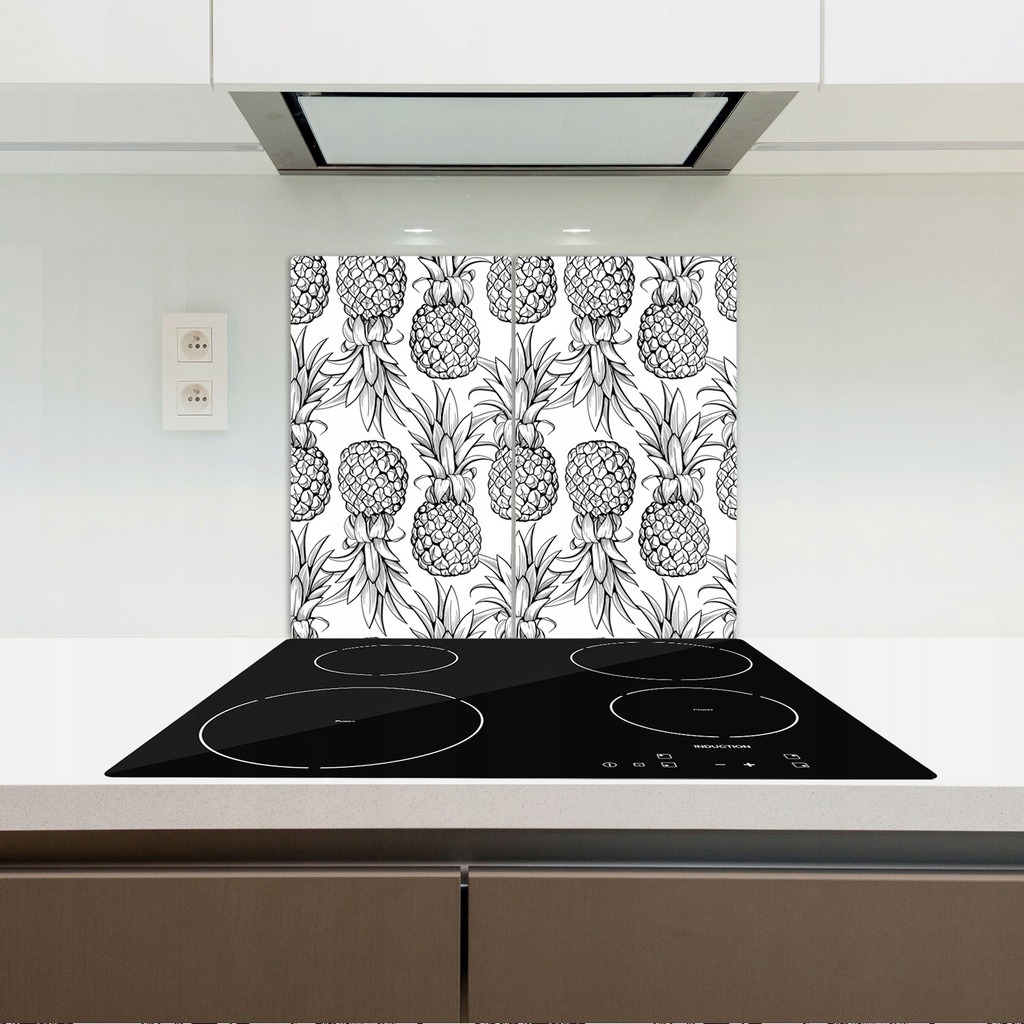 Купить Стеклянные разделочные доски Ананасы Ч/Б 2x30x52: отзывы, фото и характеристики на Aredi ...