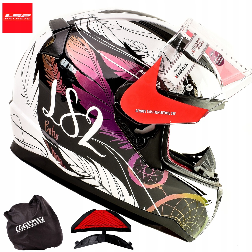 LS2 FF353 RAPID Kask Motocyklowy DAMSKI BOHO L - 9472023313 - oficjalne ...