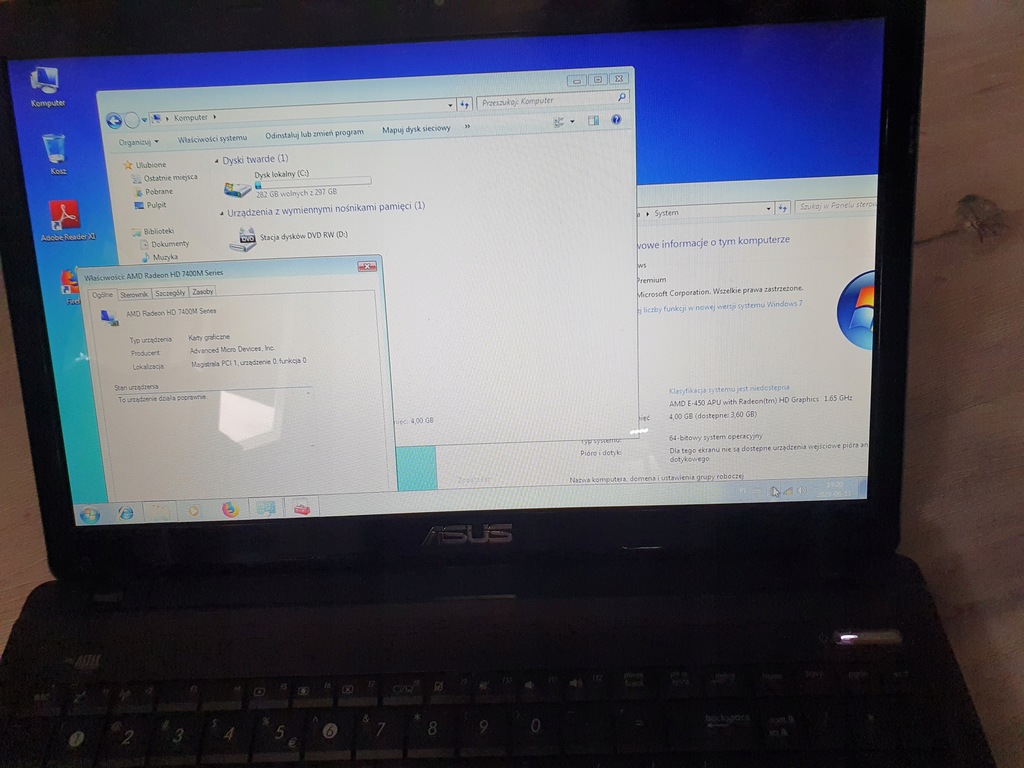 Laptop ASUS X53B HDD 320GB 4gb ram - 9376931823 - oficjalne archiwum ...