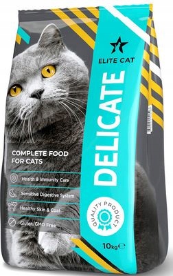 Elite Cat Adult Delicate dla kotów wybrednych 12kg - 12800269266 ...