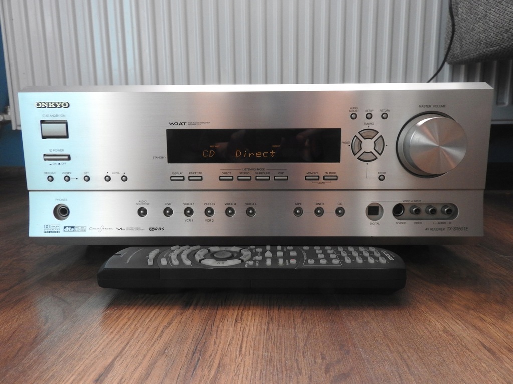 Amplituner Onkyo TX-SR601E 6.1 720W - 13325372197 - oficjalne archiwum Allegro