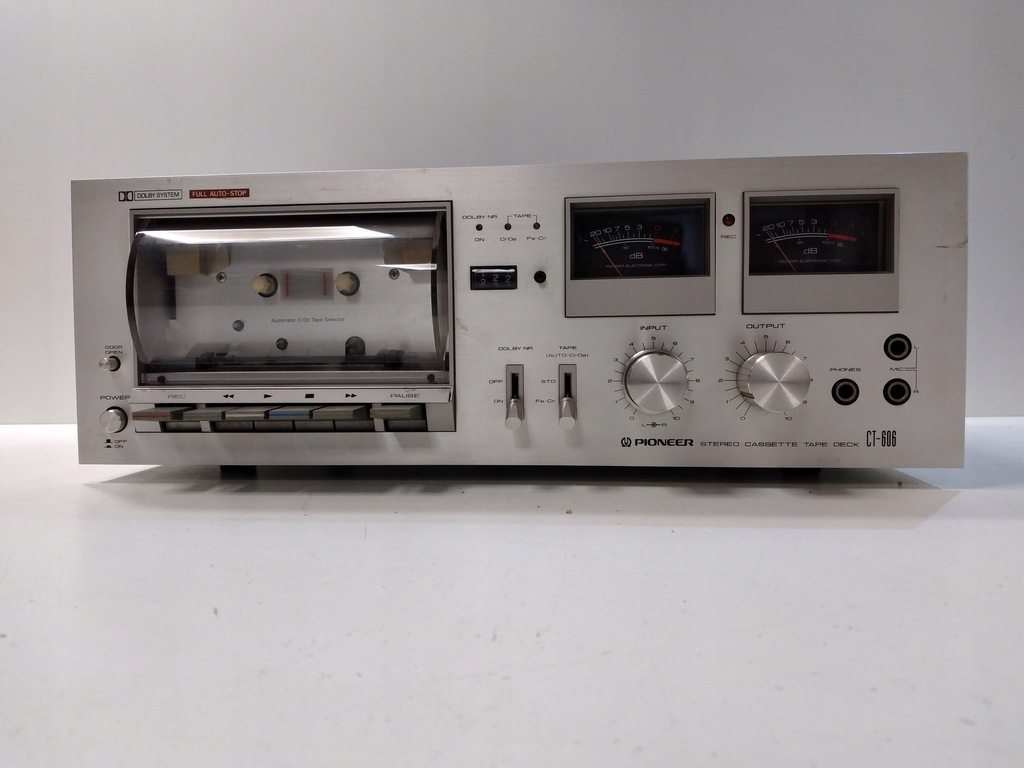 Magnetofon kasetowy PIONEER CT-606 - 14098044887 - oficjalne archiwum Allegro