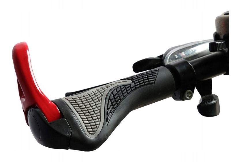 CHWYTY RĄCZKI KIEROWNICY ROGI GUMOWE ROWEROWE MTB - 8133384652 ...