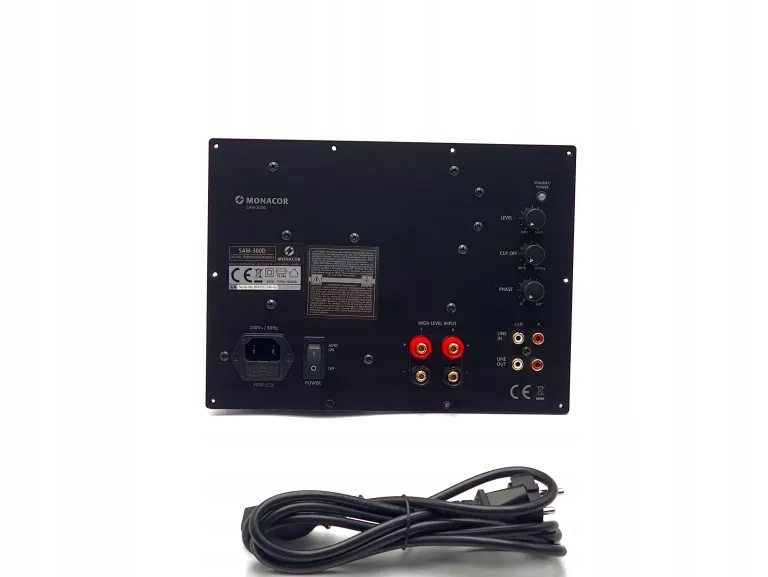 WZMACNIACZ DO SUBWOOFERA MONACOR SAM-300D 300W - 13160220293 - oficjalne archiwum Allegro