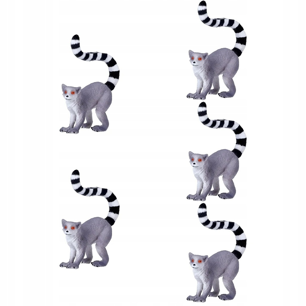 Simulated Lemur Lemuroid Statue Model 5 Pack - 13847713702 - oficjalne ...