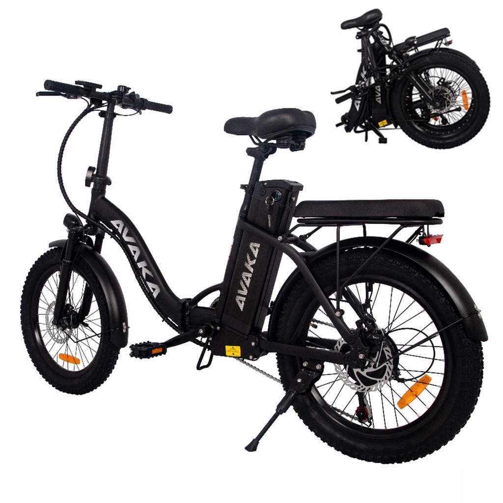 Składany Rower Elektryczny AVAKA BZ20PLUS 500W 15Ah 20" 100km 32km/h - 12732587996 - oficjalne ...