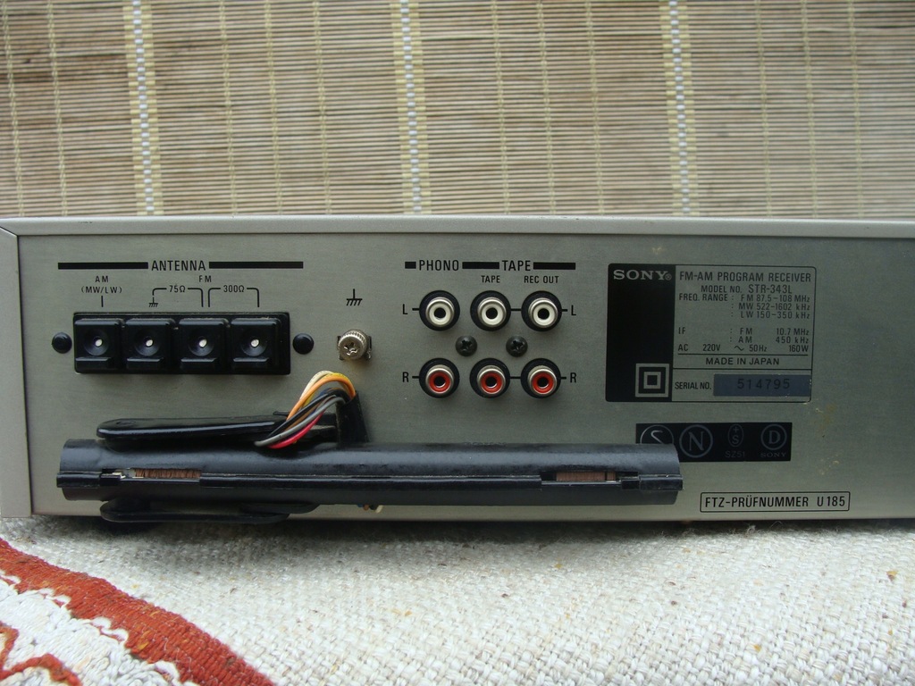 AMPLITUNER SONY MODEL. STR-343L - 12033434264 - oficjalne archiwum Allegro
