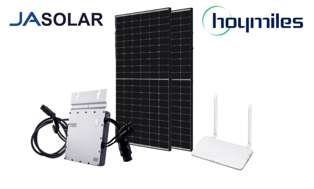 HOYMILES HM-700*3+JA SOLAR 385W MR*6+ DTU-PRO+Konektor męski oraz ...