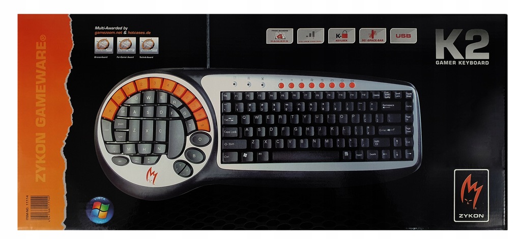 Купить Игровая клавиатура Zykon K2: отзывы, фото и характеристики на Aredi.ru (14287864697)