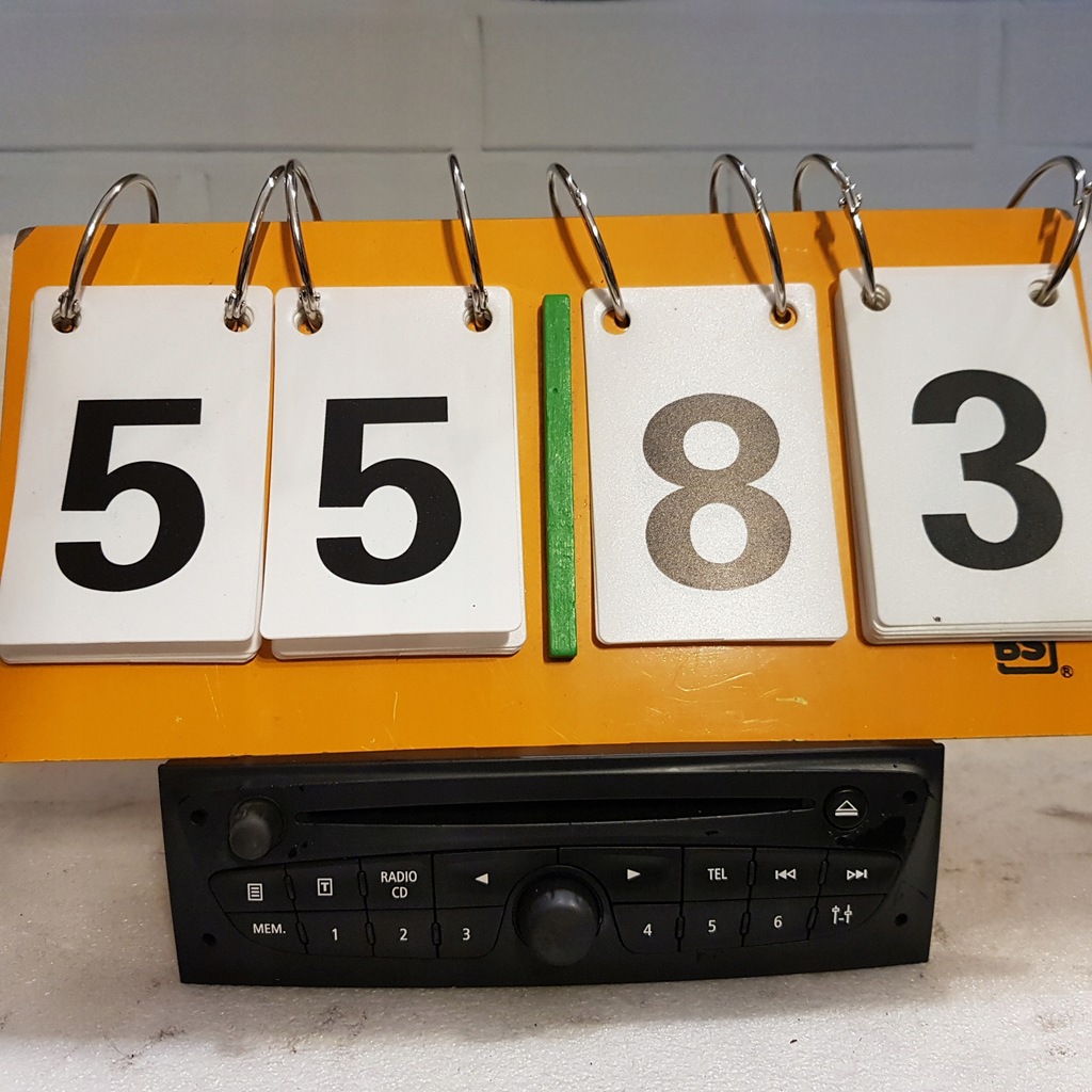 RENAULT Sport Clio MK3 X85 Radio MP3 CD KOD - 10122464931 - oficjalne ...