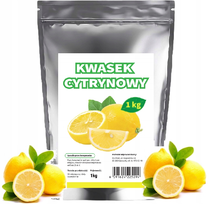 Kwas Kwasek cytrynowy spożywczy E330 1kg - 12835106926 - oficjalne ...