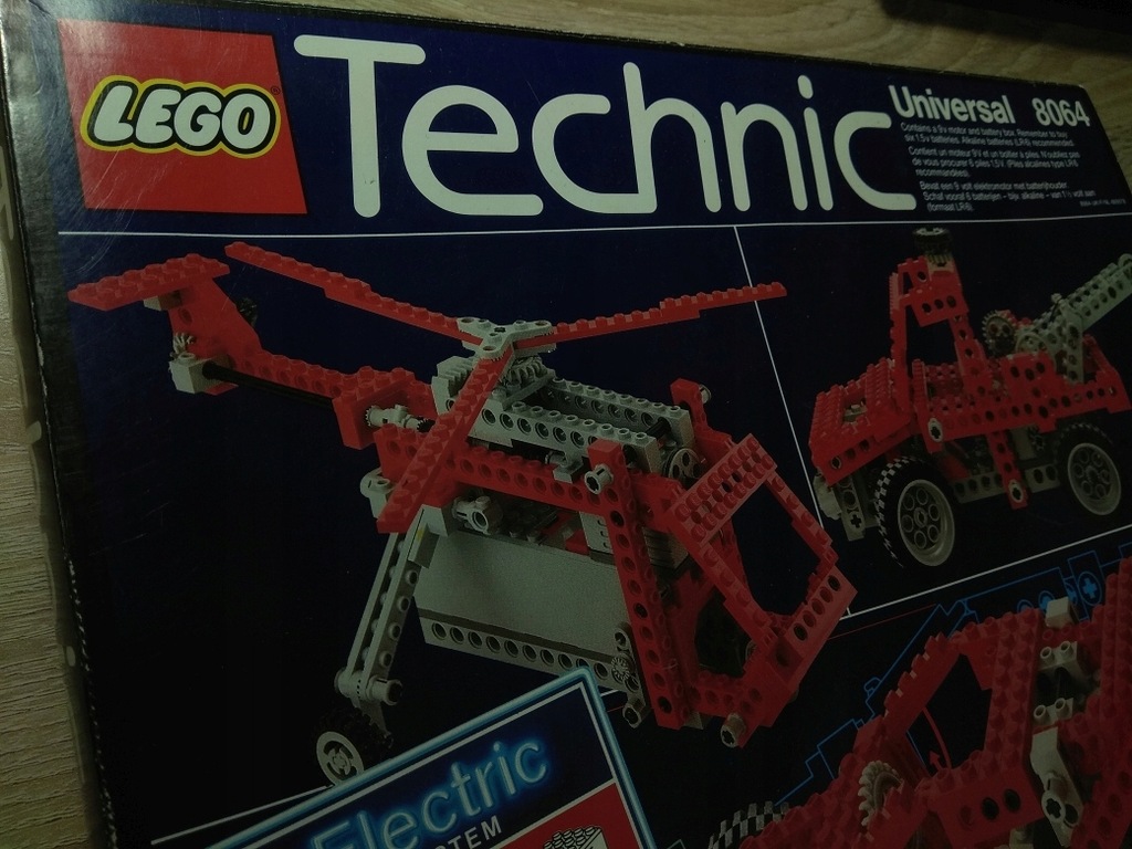 LEGO TECHNIC 8064 - NOWY - UNIKAT Z 1990 ROKU !!!! - 7584270574 ...
