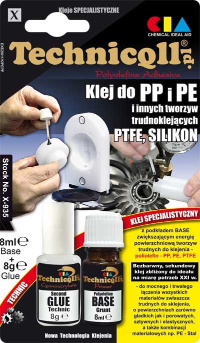 Klej do PP, PE polietylenu i polipropylenu - 9847553979 - oficjalne archiwum Allegro