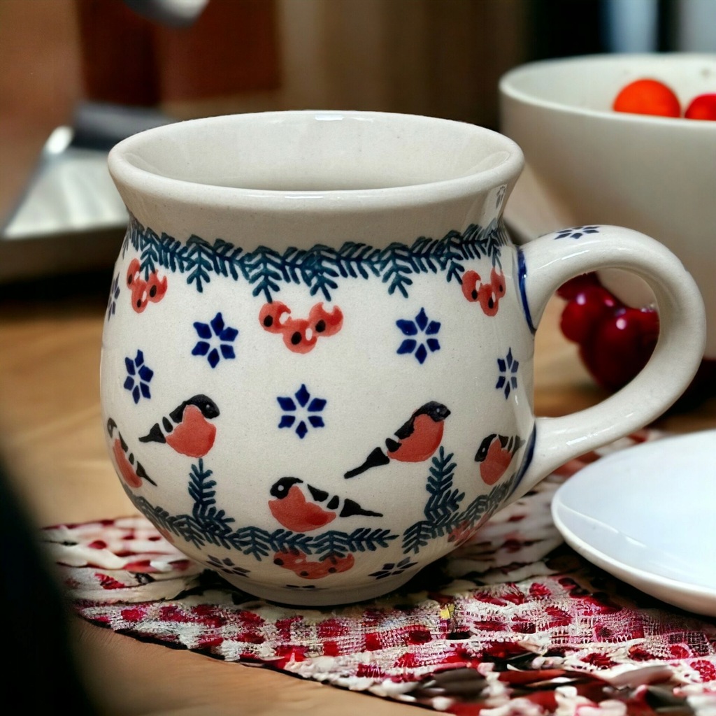 Kubek czeski 300 ml dek. GILE Ceramika Bolesławiec - 15212029153 - oficjalne archiwum Allegro