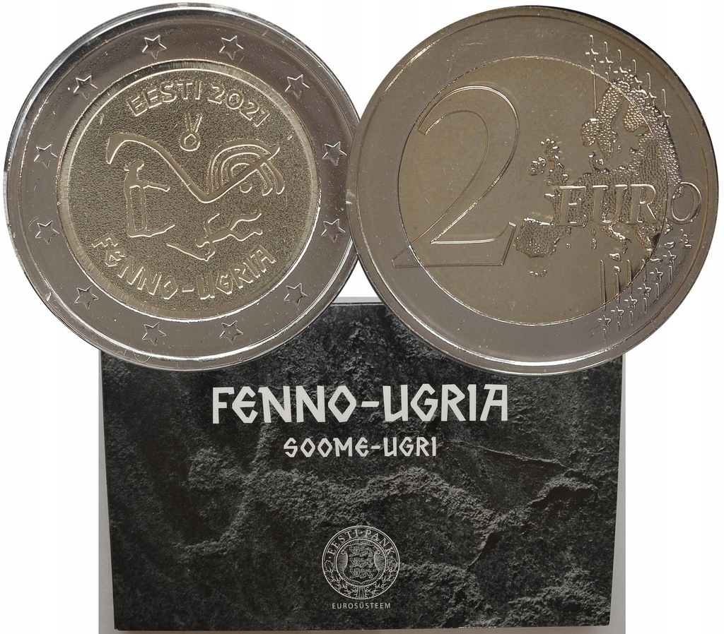 10.hj.ESTONIA, 2 EURO 2021 FENNO - UGRIA - 17392369952 - oficjalne ...