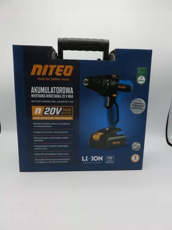 WIERTARKO-WKRĘTARKA NITEO 20V MAX SYSTEM - 12681311251 - oficjalne archiwum Allegro